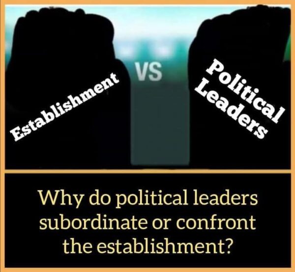Why do political leaders subordinate or confront the establishment ...